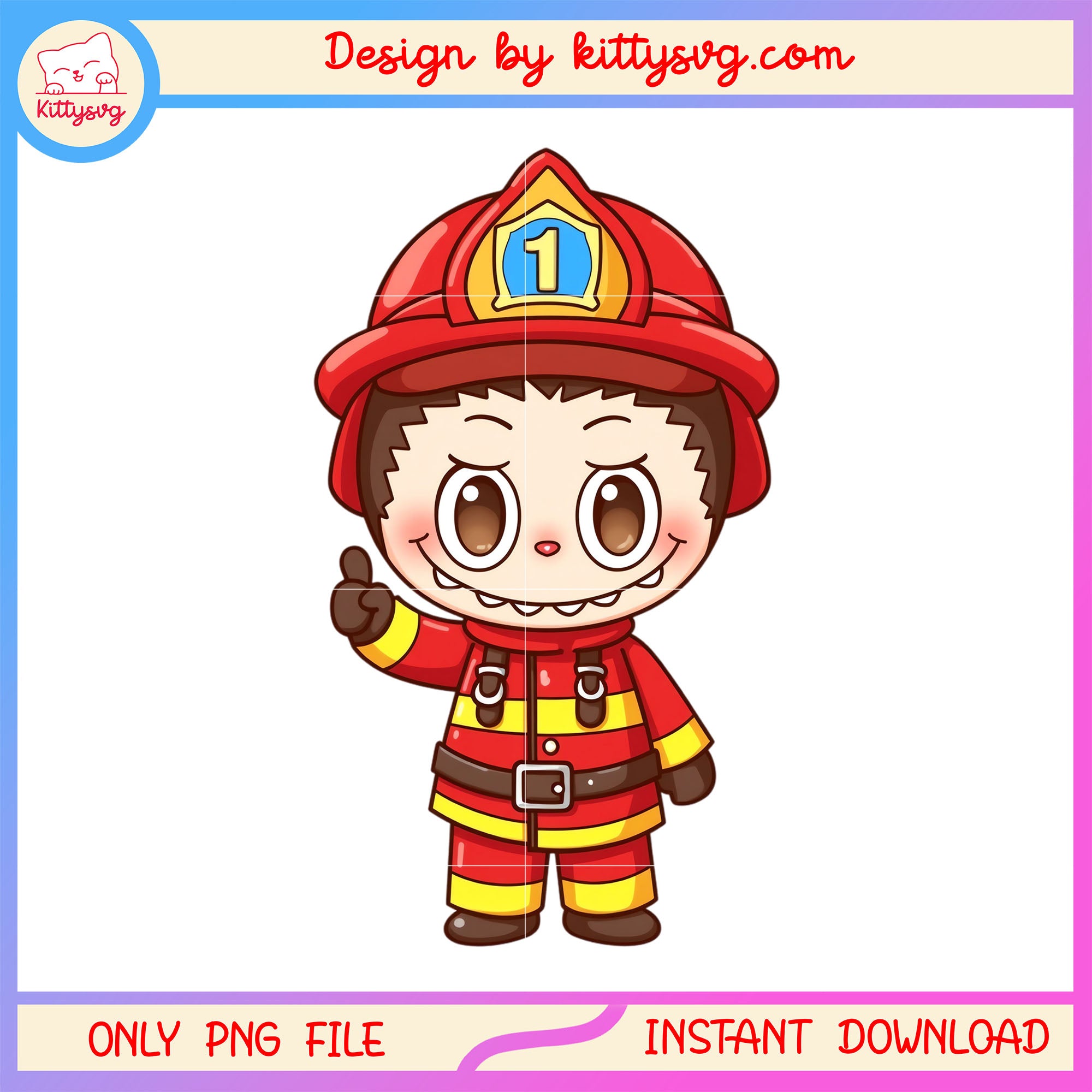 Firefighter doll labubu costumedesign png, labubu png, labubu doll png ...