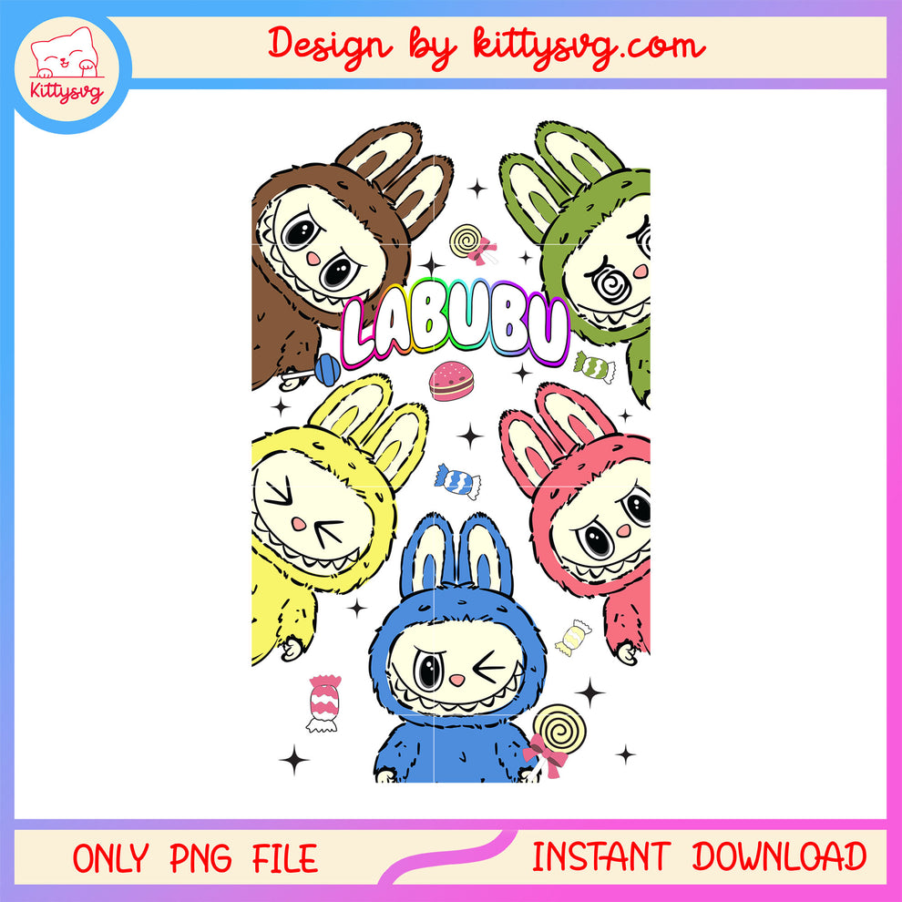 Have a seat labubu emotions design png, labubu decoration png – Kittysvg