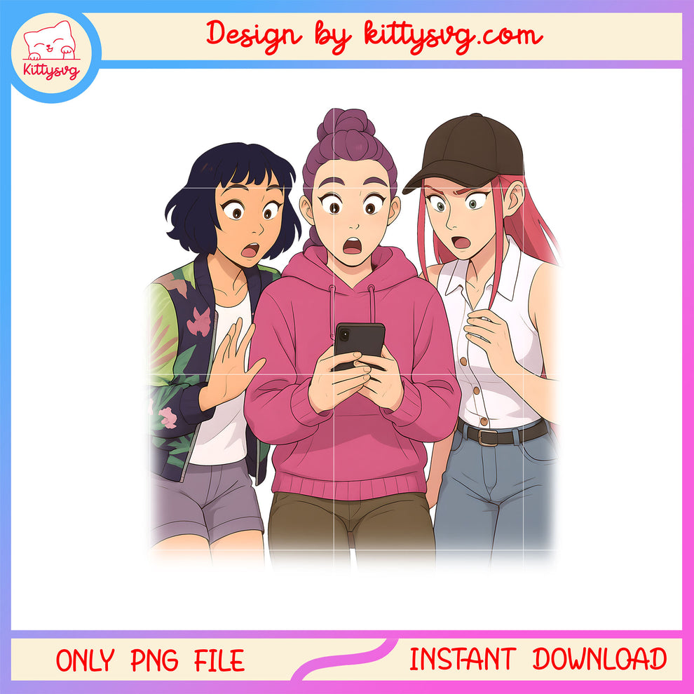 Huntrix characters wow face png, kpop demon hunters movie cast png ...