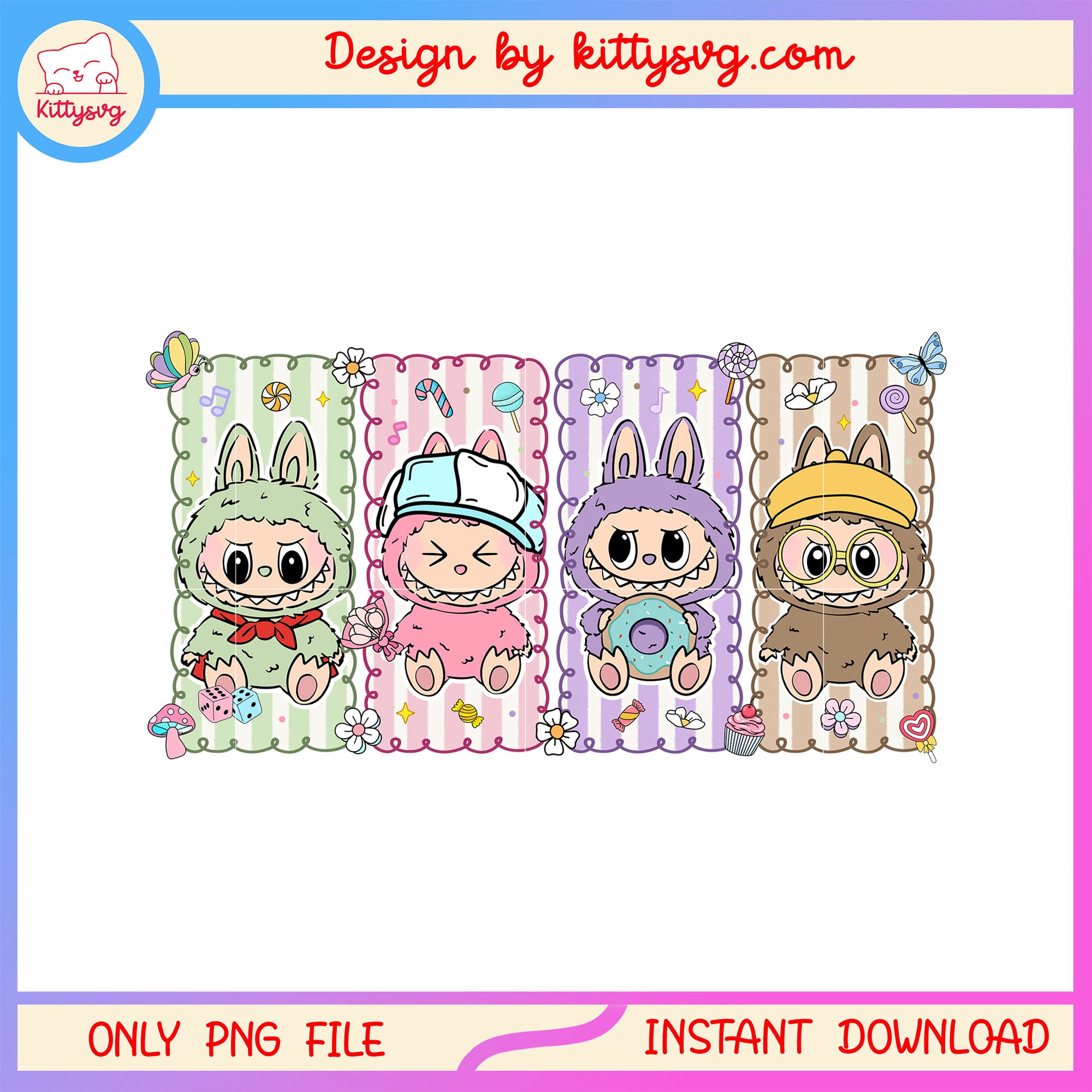 Labubu have a seat frame collage png, labubu png, pop mart png – Kittysvg